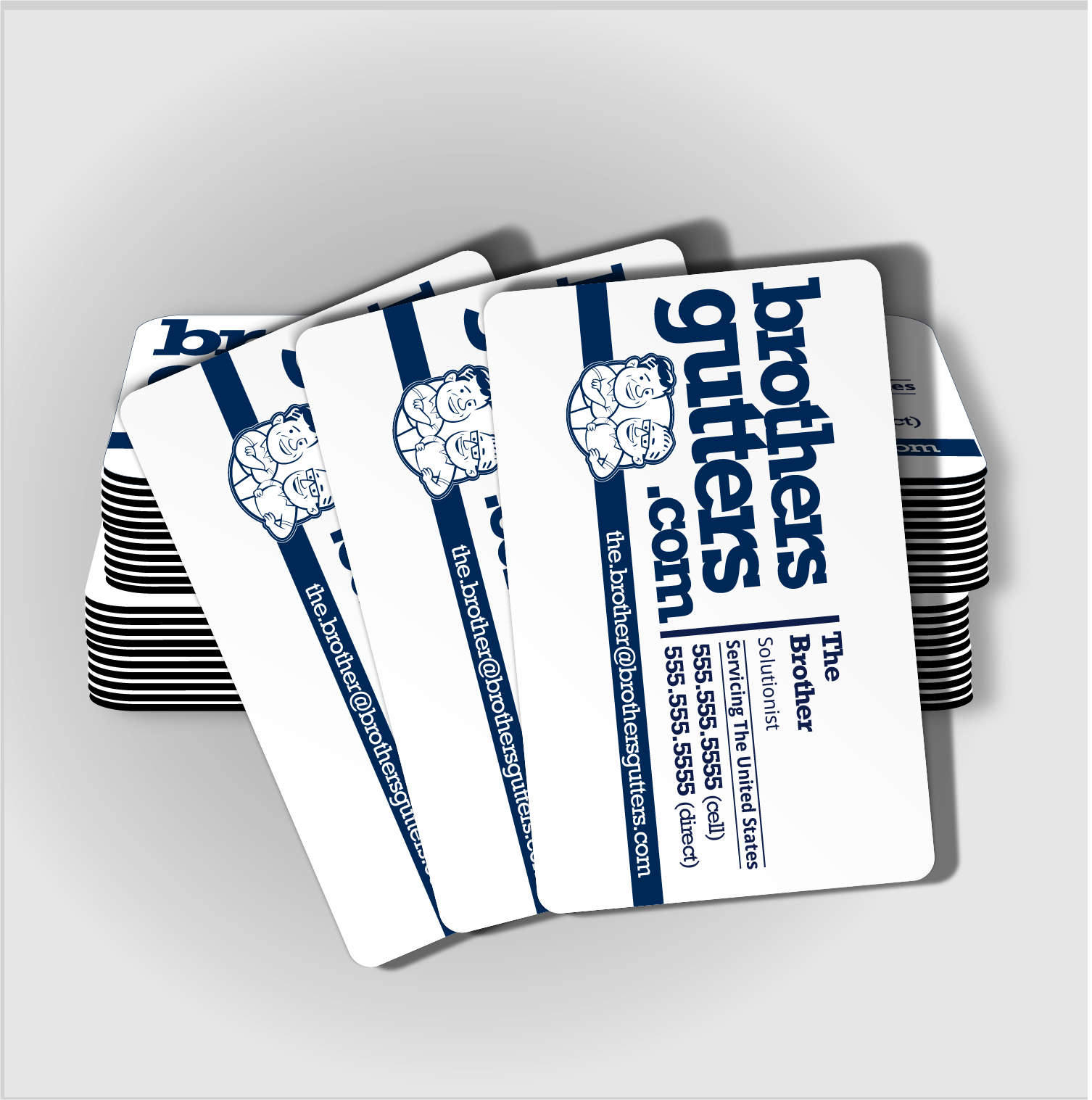 Trade Show Magnetic Business Cards – Brothers Gutters