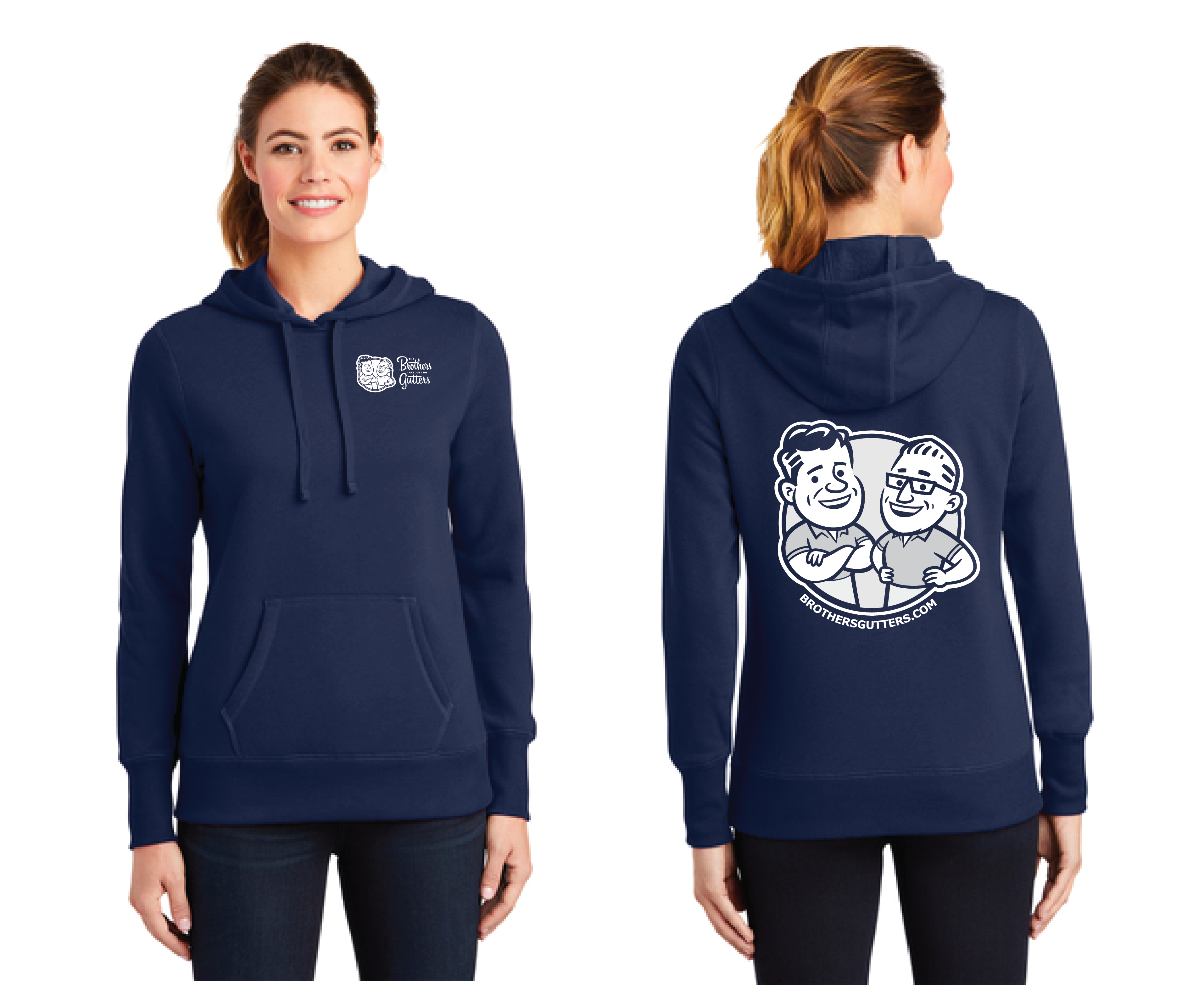 Sport Tek LST254 Ladies Hooded Sweatshirt – Brothers Gutters